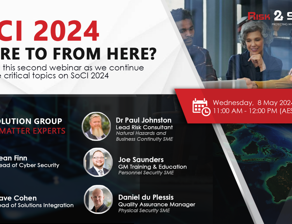 Risk 2 Solution at PSG Conference 2025 – Protective Security and ...